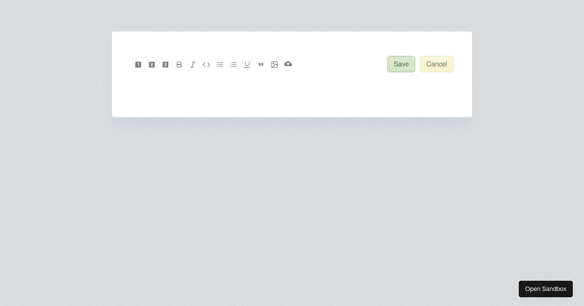 slate-react-rich-text-editor (forked) - Codesandbox