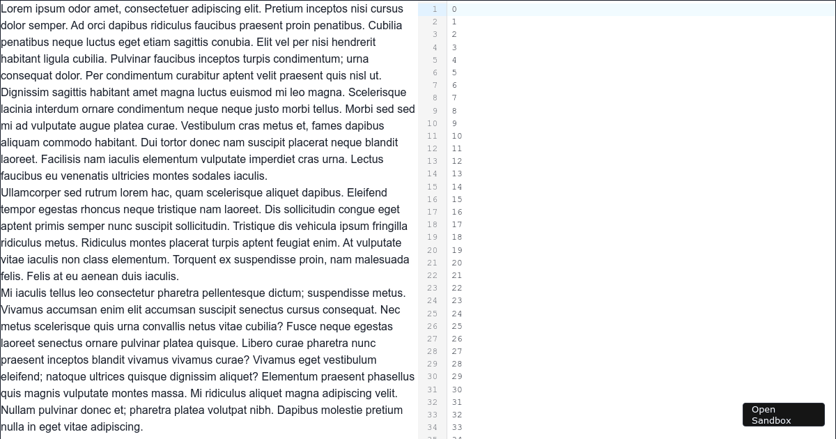 uiwjs/react-codemirror/issues/434 - Codesandbox