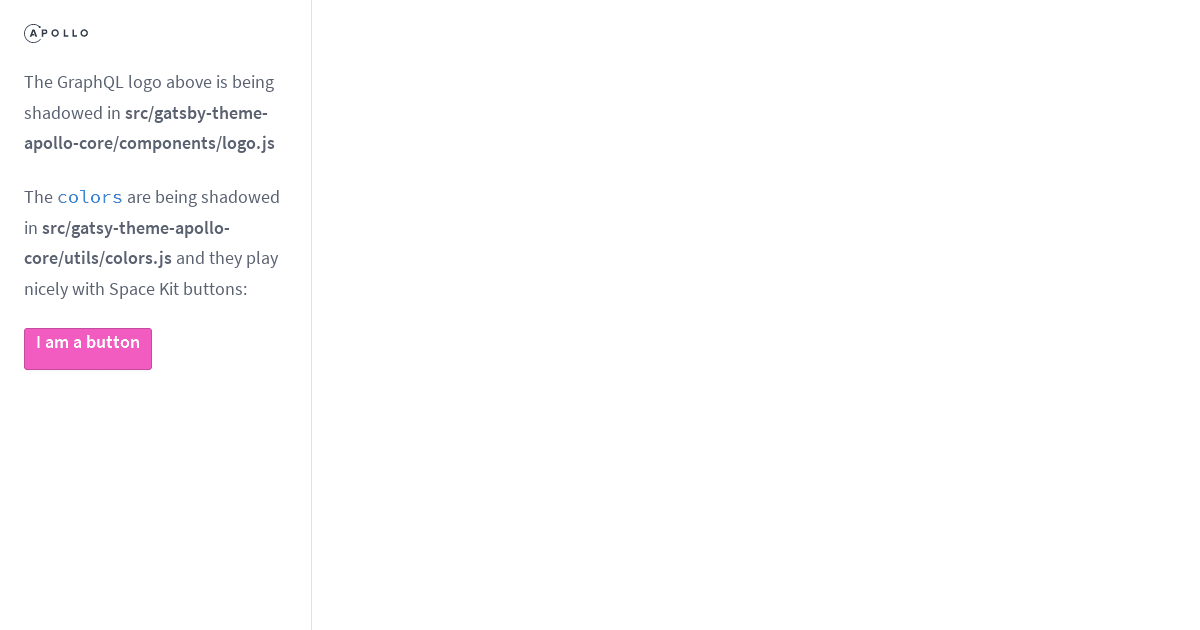 Component shadowing example (forked) - Codesandbox