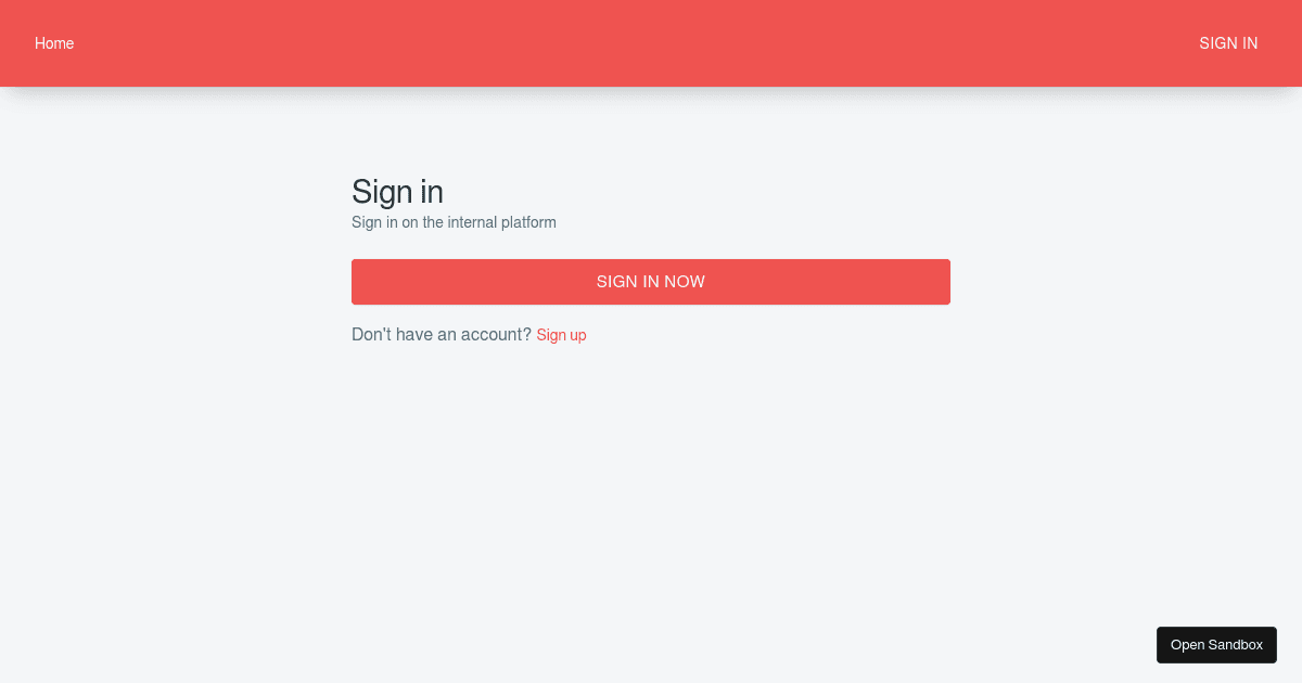 SSO (forked) - Codesandbox