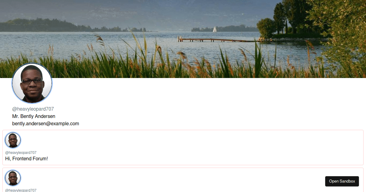 useSWR (example) - Codesandbox