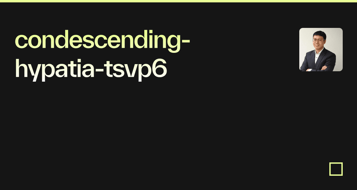 condescending-hypatia-tsvp6 - Codesandbox