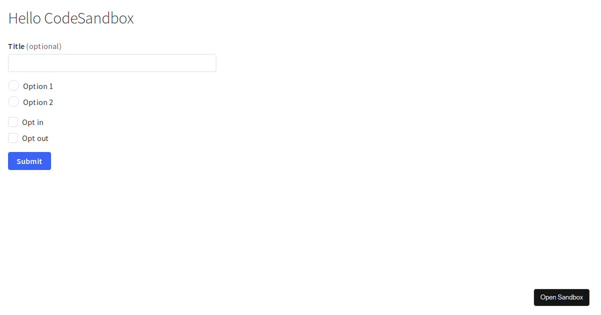 Uncontrolled Bigdesign Form React Router Dom Forked Codesandbox