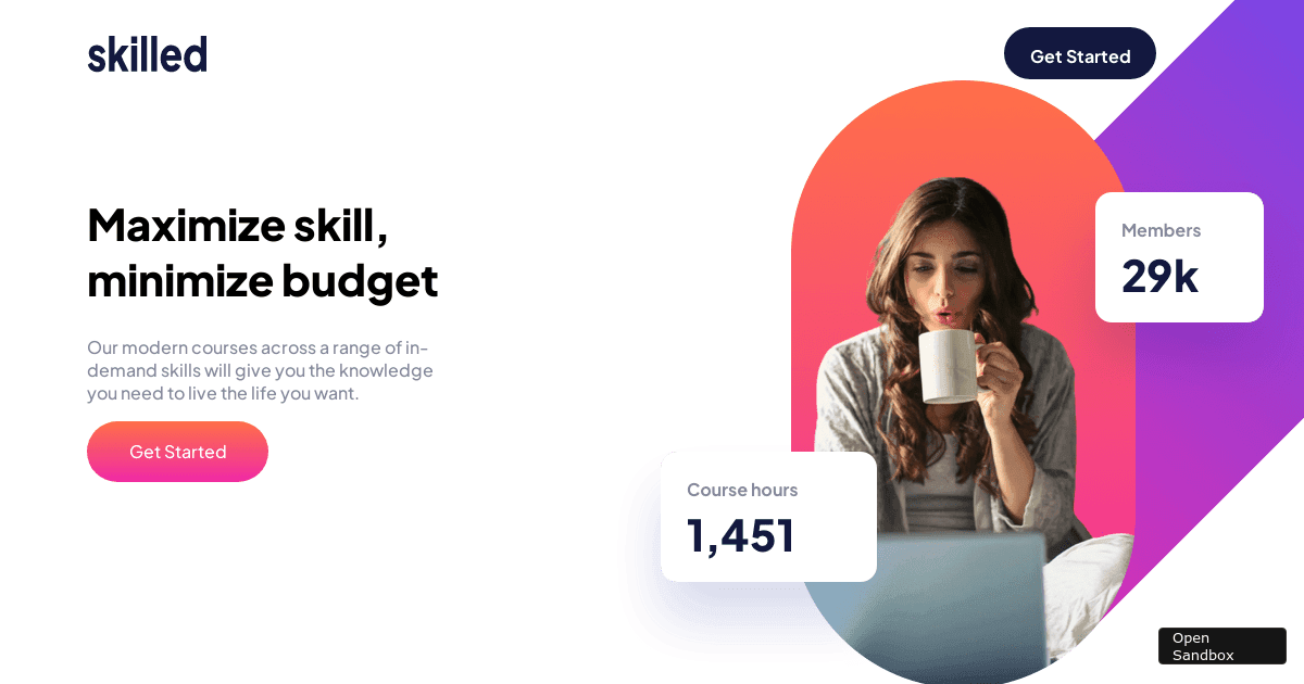 E-learning - Codesandbox