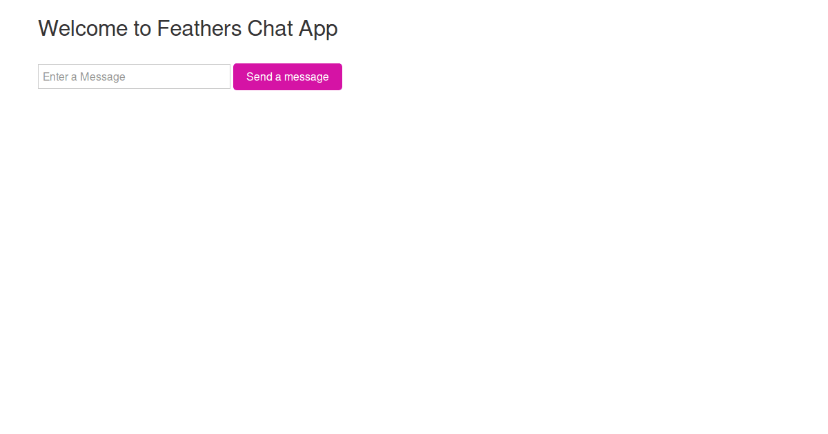 building-realtime-chatapp-with-feathers-workshop - Codesandbox