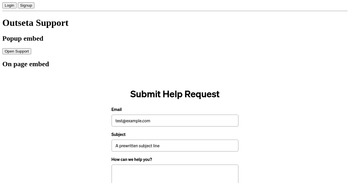 Support: Pre-fill embed fields with Form Defaults - Codesandbox