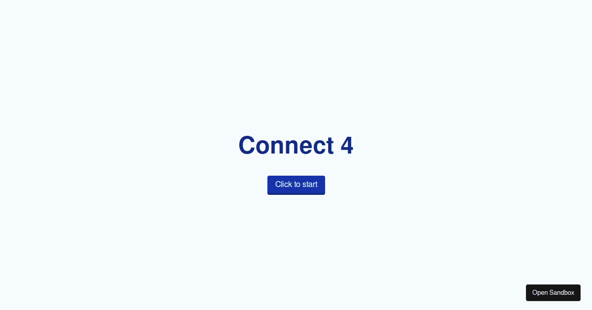 Svelte Connect 4 - Codesandbox