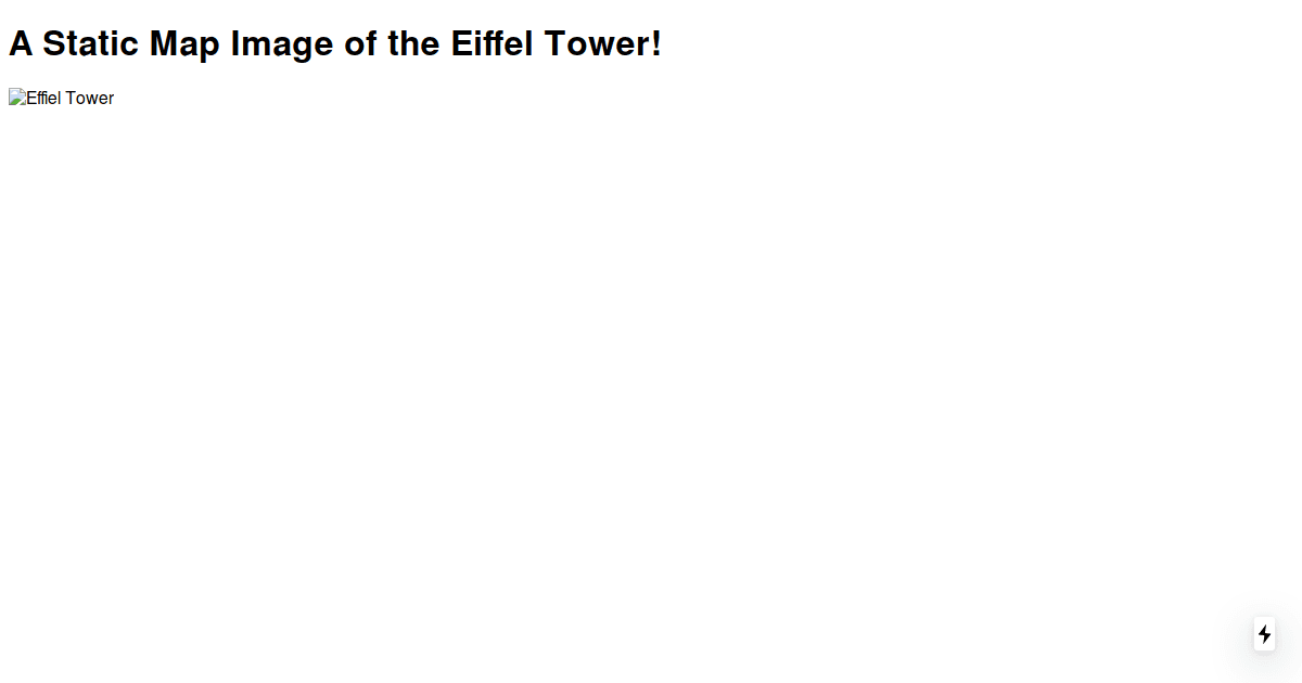 Implement static maps image embed with Google maps in Next.js - Codesandbox