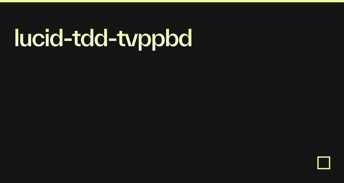 lucid-tdd-tvppbd - Codesandbox