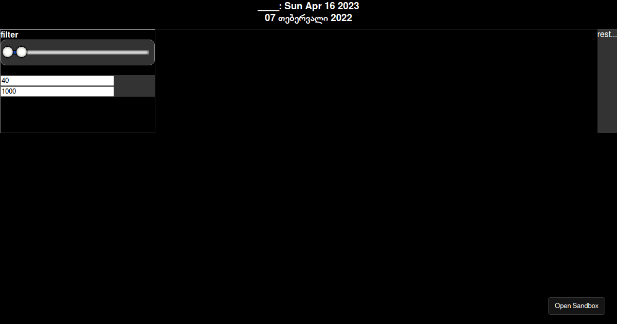 No Ui And Data Fns Codesandbox