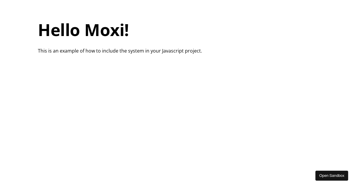 moxi-design-system-esmodule-example - Codesandbox