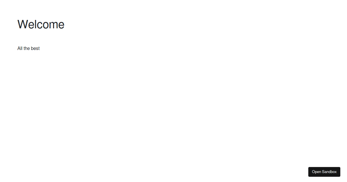 Fetch Example Forked Codesandbox