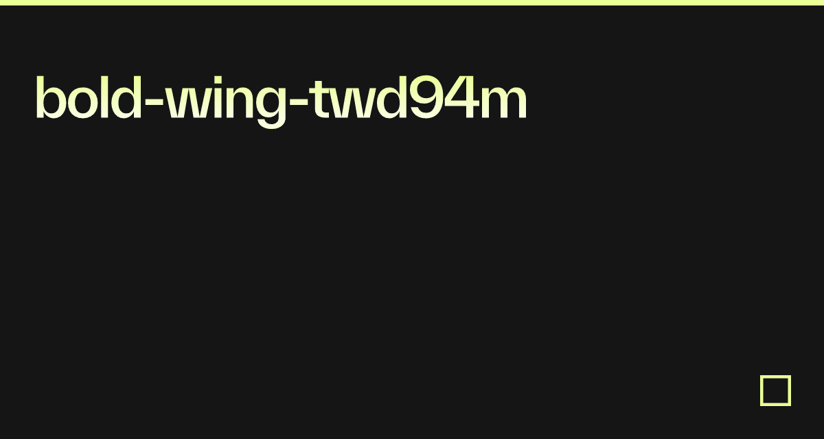 bold-wing-twd94m - Codesandbox