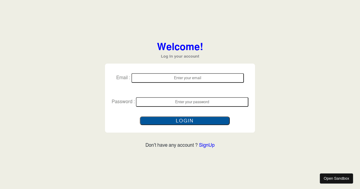 facebook - Codesandbox