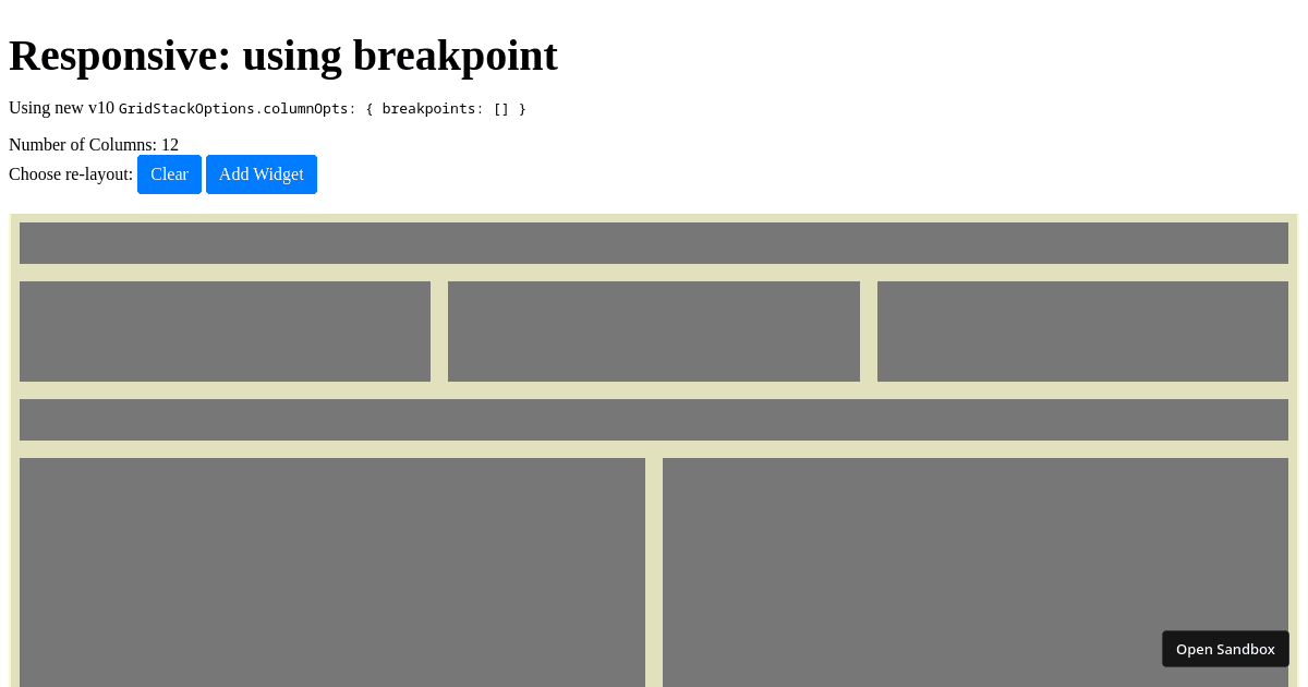 GRIDSTACK BREAKPOINT TEST - Codesandbox