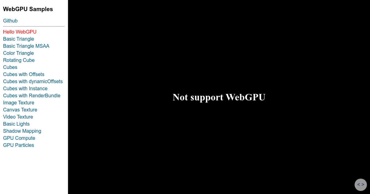 webgpu/Orillusion webgpu vite template & samples - Codesandbox