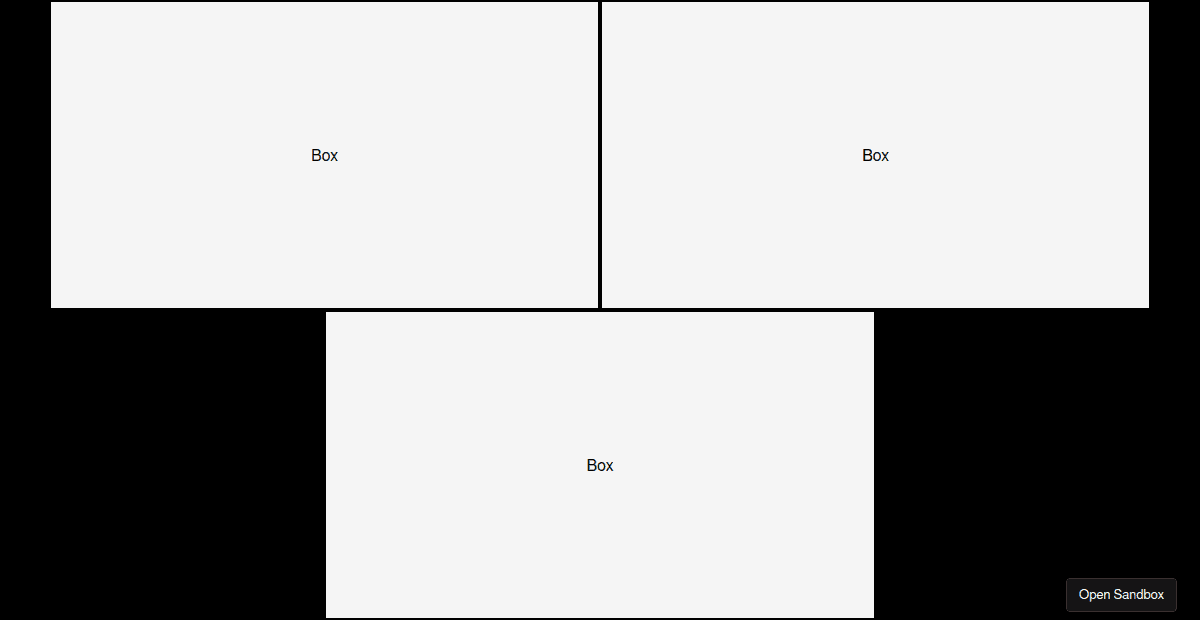 grid 16/9 ratio - Codesandbox