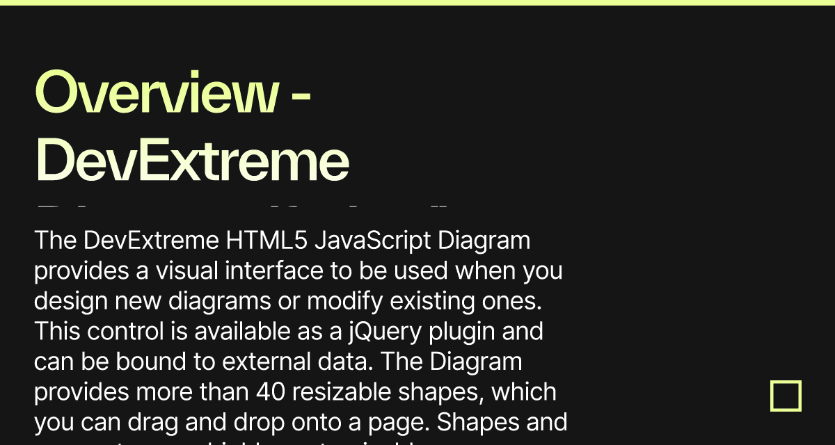 Overview - DevExtreme Diagram (forked) - Codesandbox