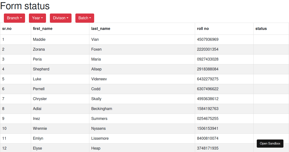 form-status (forked) - Codesandbox