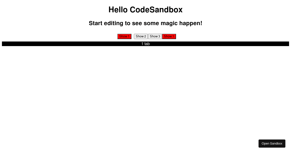 react-simply-tabs (forked) - Codesandbox