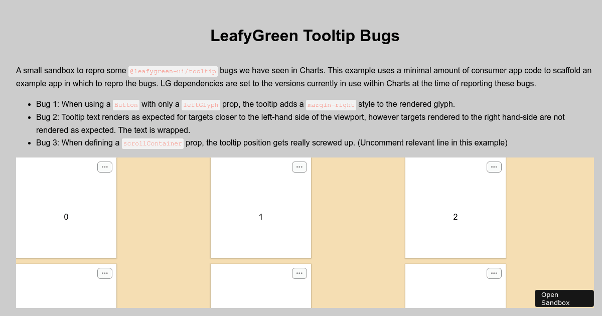 LG tooltip bugs - fixed - Codesandbox LG tooltip bugs - fixed - Codesandbox