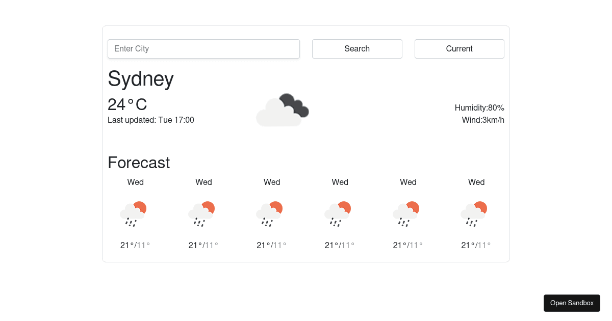React week 1 homework - Codesandbox