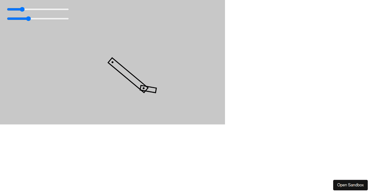 donscara/Robotic-Arm-2D: roboticArm2D - Codesandbox