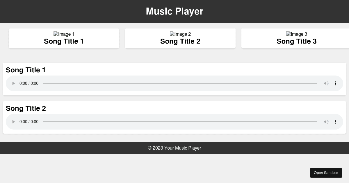 music-player-1 (forked) - Codesandbox