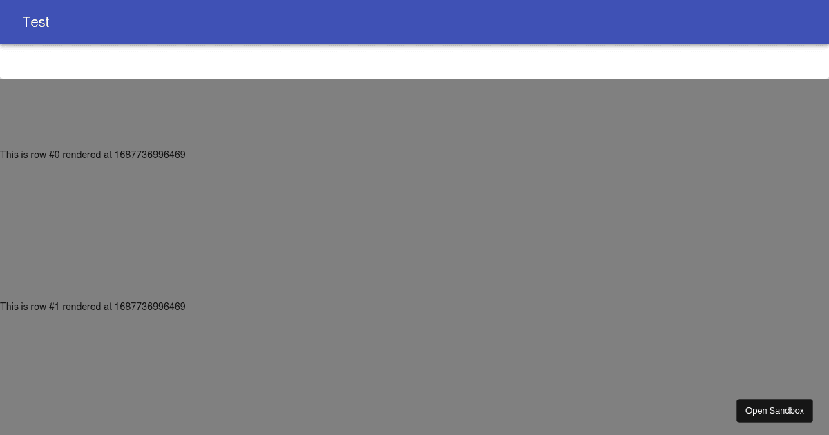 React Virtuoso Reverse Scrolling Header Issue Forked Codesandbox