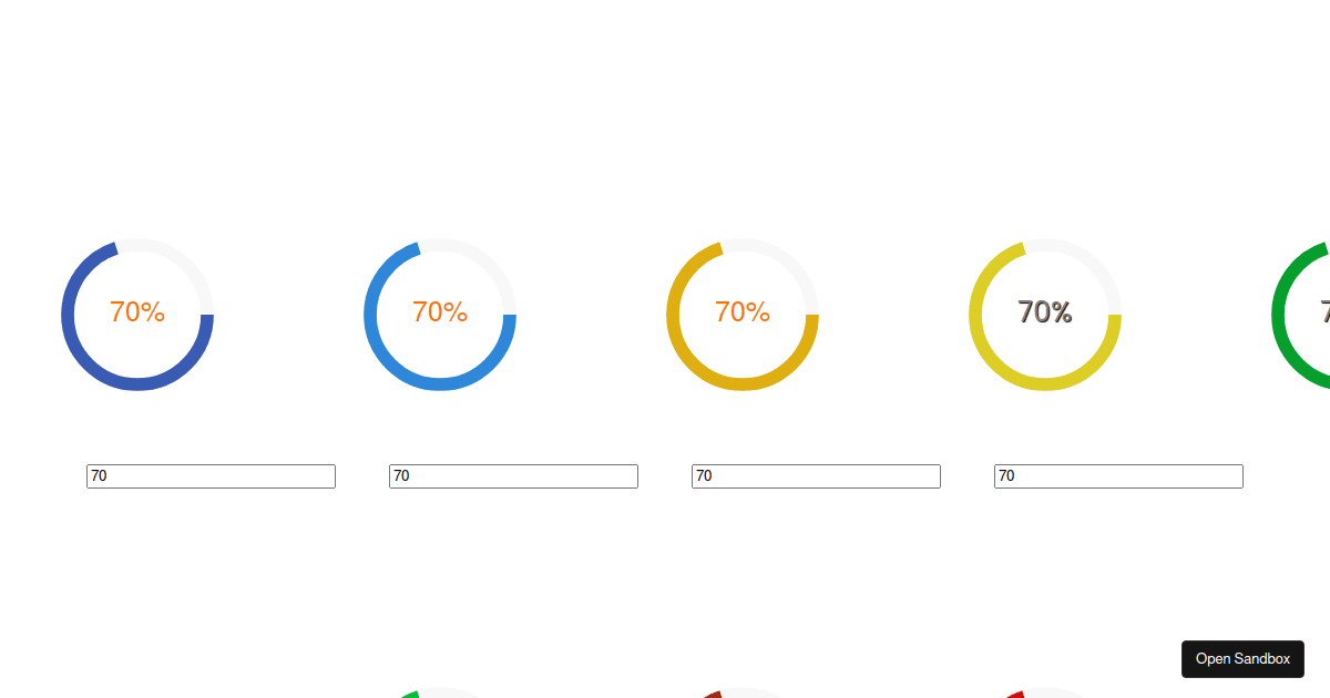 Vue Progress Bar Circle Forked Codesandbox