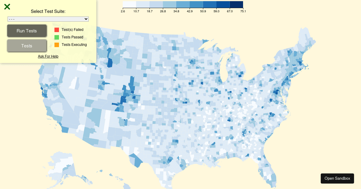 FCC-Choropleth Map - Codesandbox