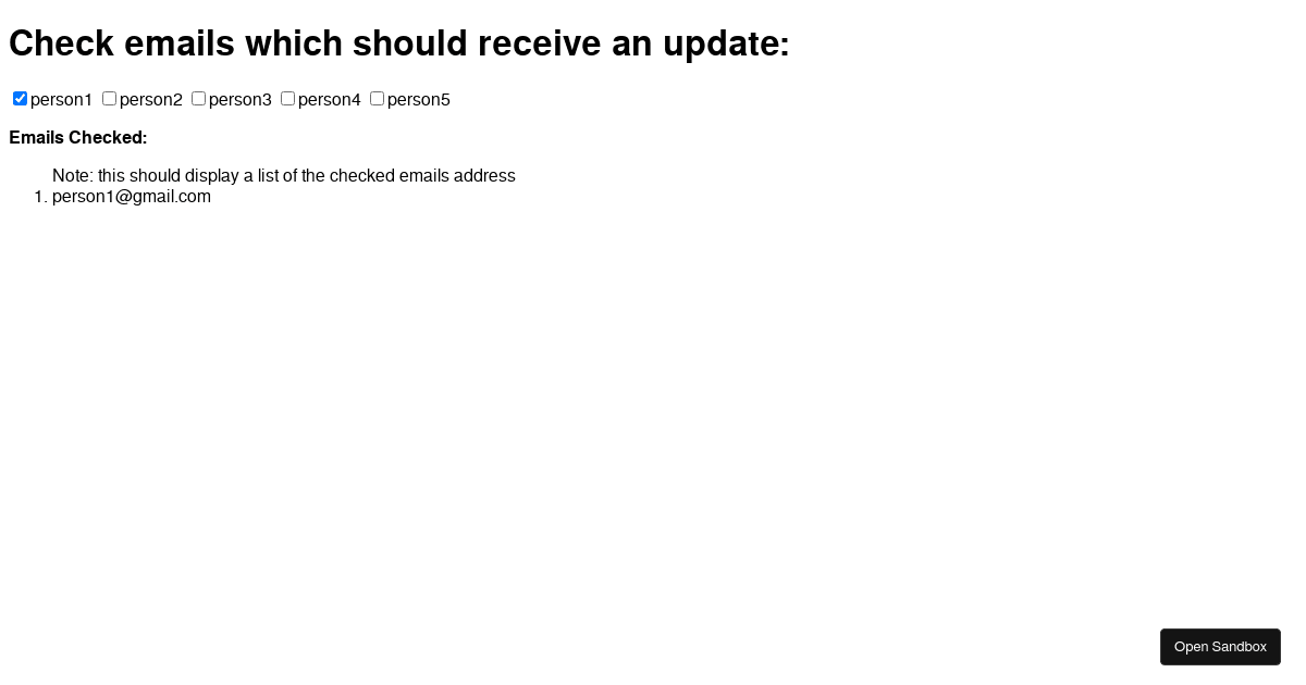 multi-checkbox - Codesandbox