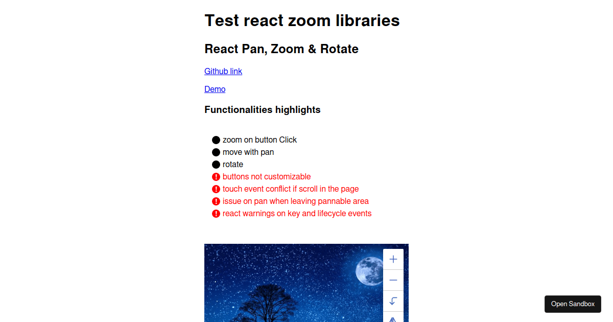 React-Zomm-Pan-Pinch - Codesandbox