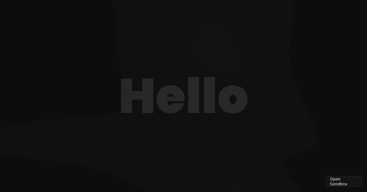 Personal Cv Codesandbox