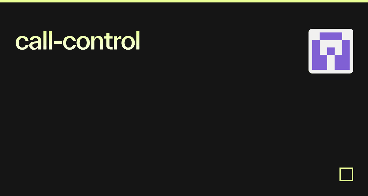 call-control - Codesandbox