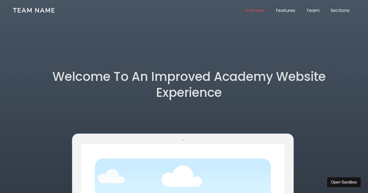 ccfwd/bootstrap-academy-project - Codesandbox