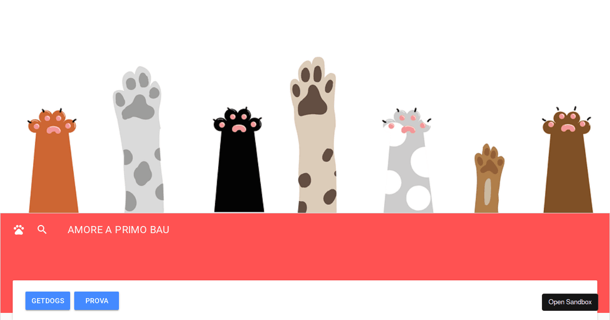 prove progetto api 3 - Codesandbox