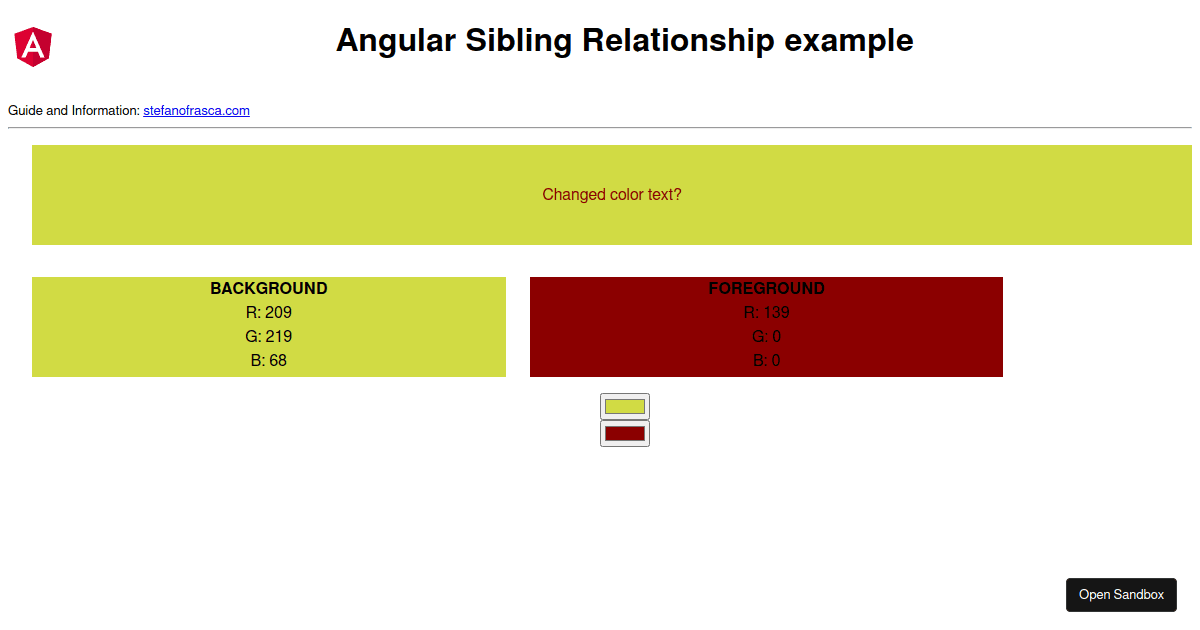 sibling-relationship-angular - Codesandbox
