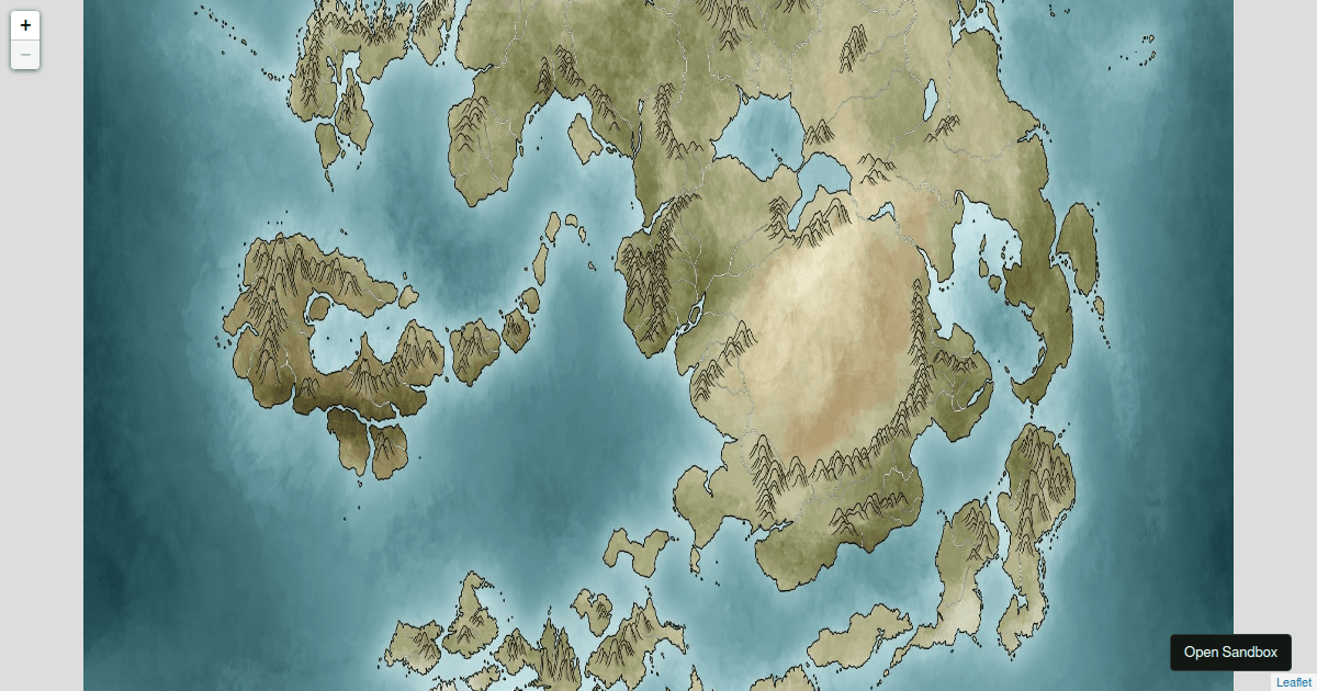 react-leaflet with functional components and ImageOverlay - Codesandbox