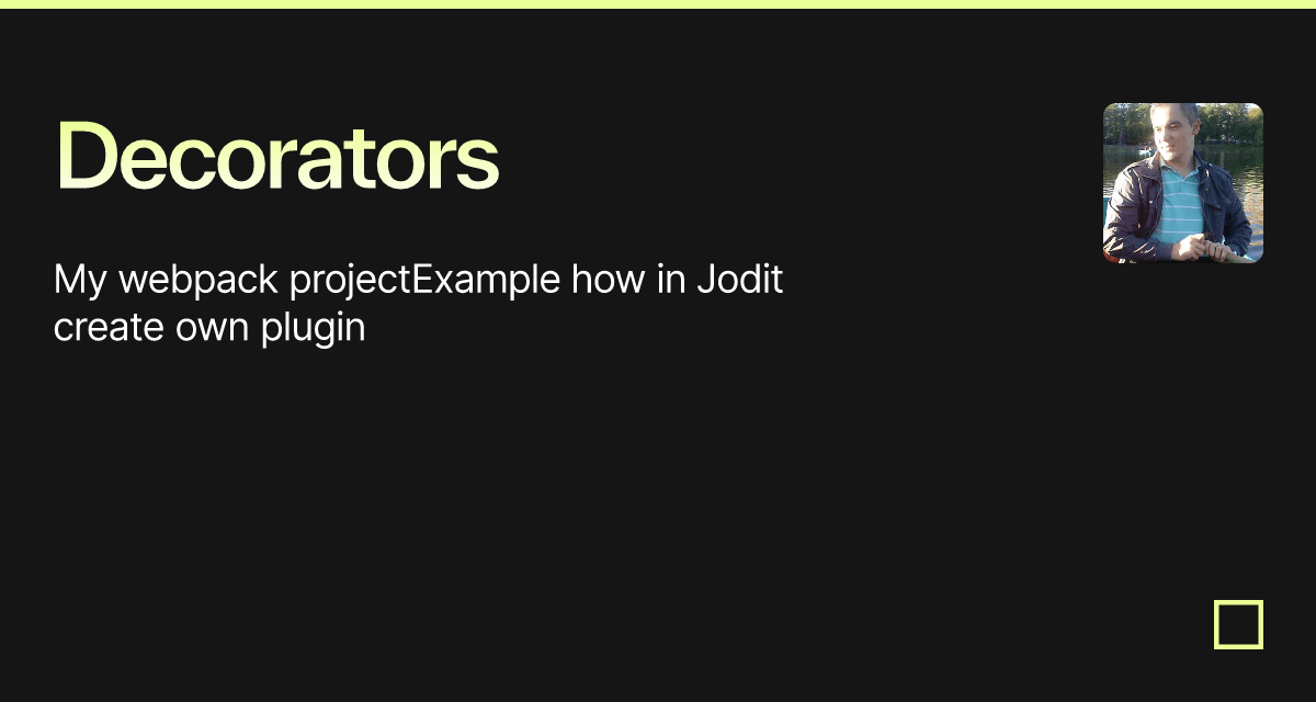 Decorators - Codesandbox