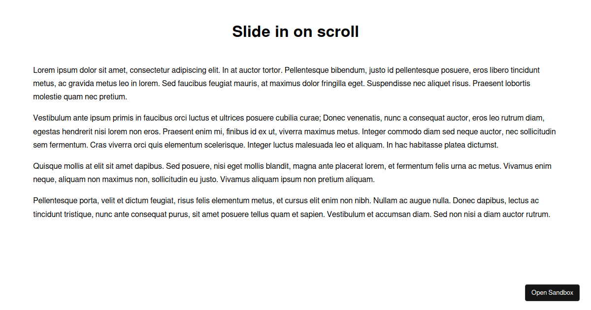 slide-on-scroll - Codesandbox