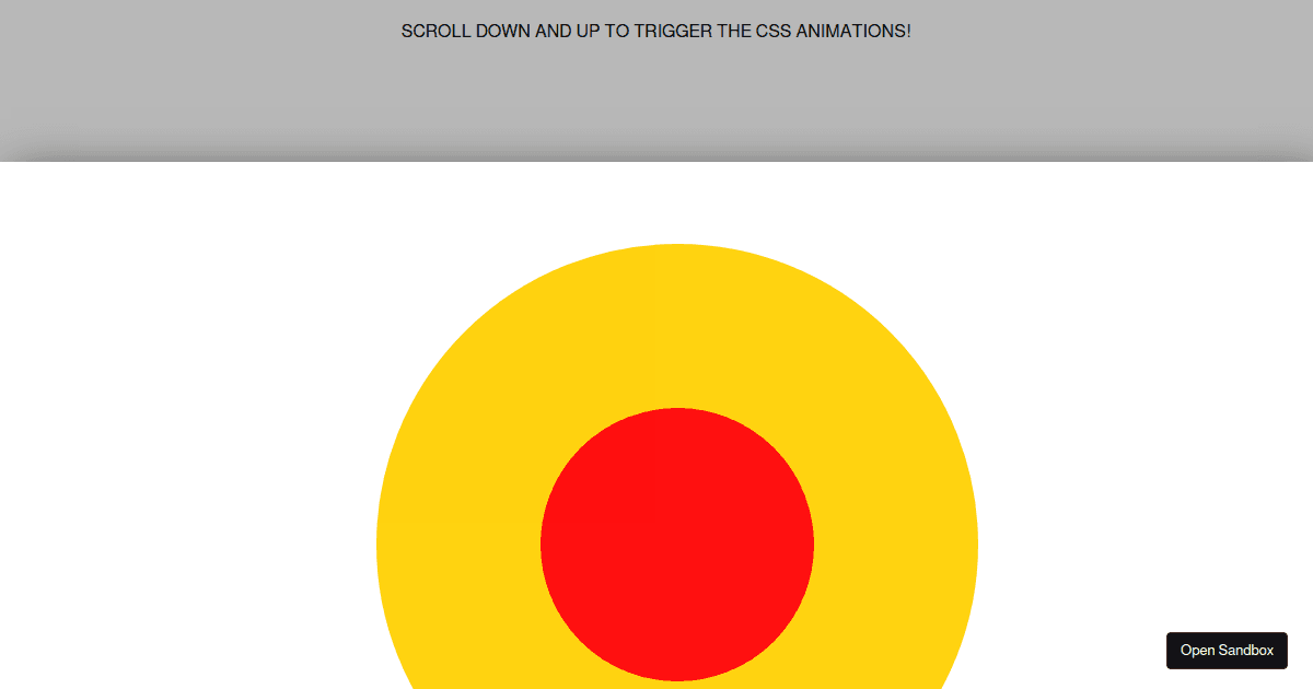 davidvandenbor/css-animation-via-intersection-observers - Codesandbox