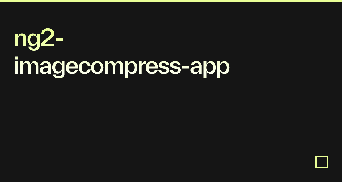 ng2-imagecompress-app - Codesandbox