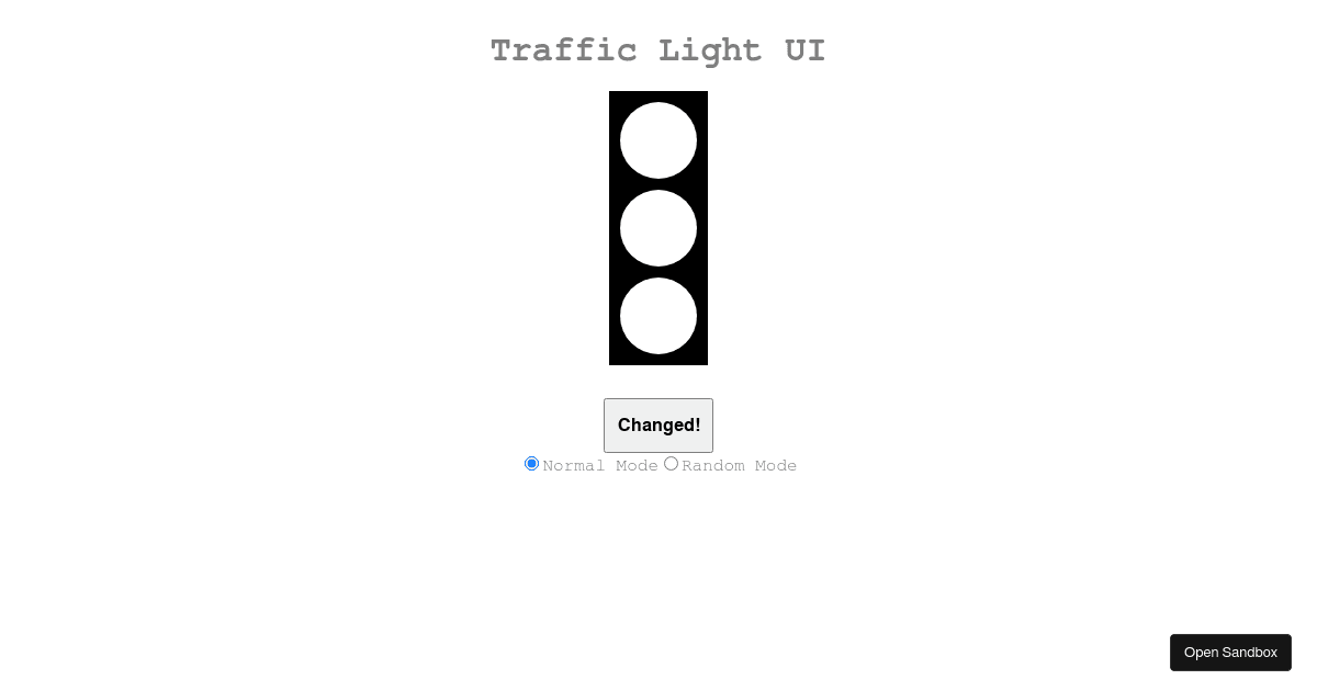traffic-light-exercise - Codesandbox