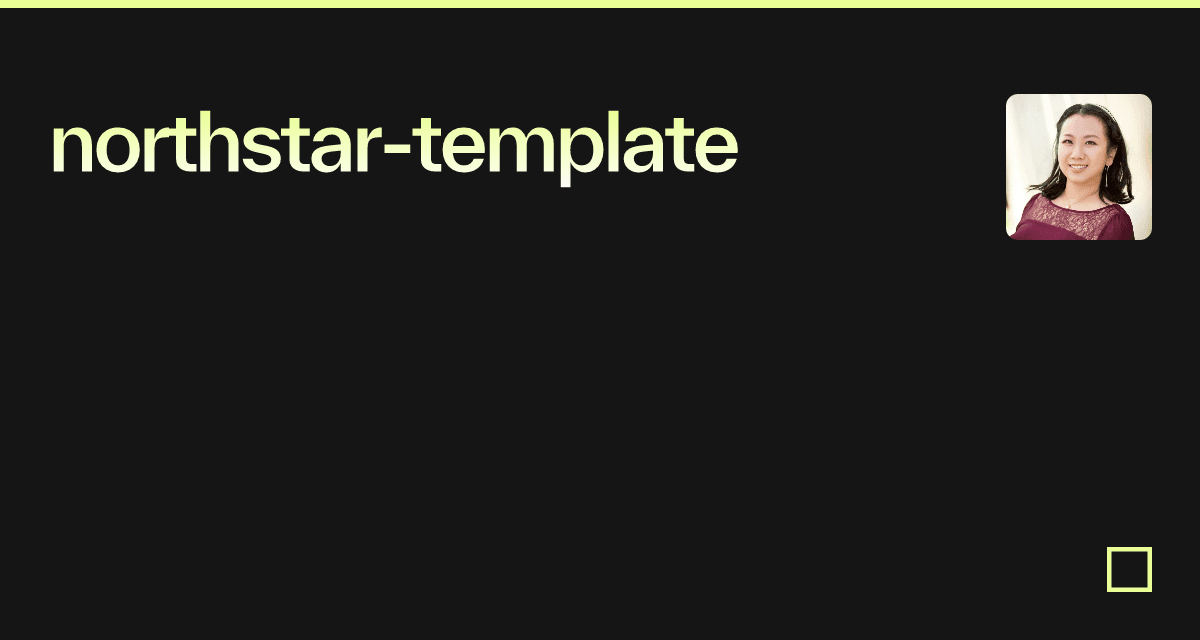 northstar-template - Codesandbox