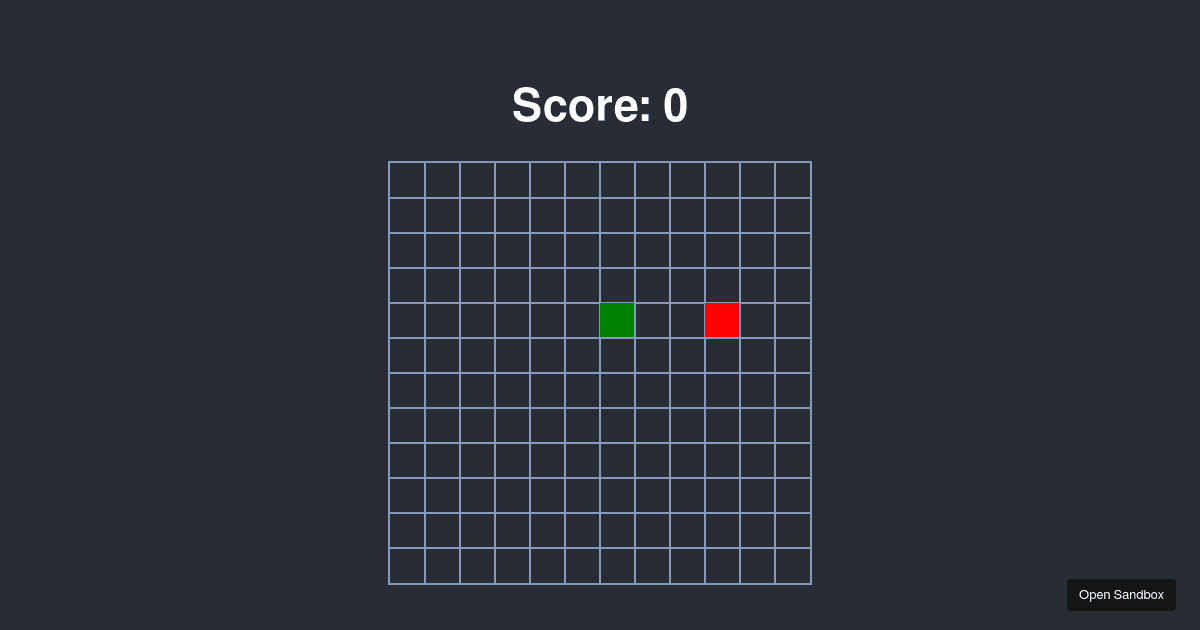 snake-react - Codesandbox