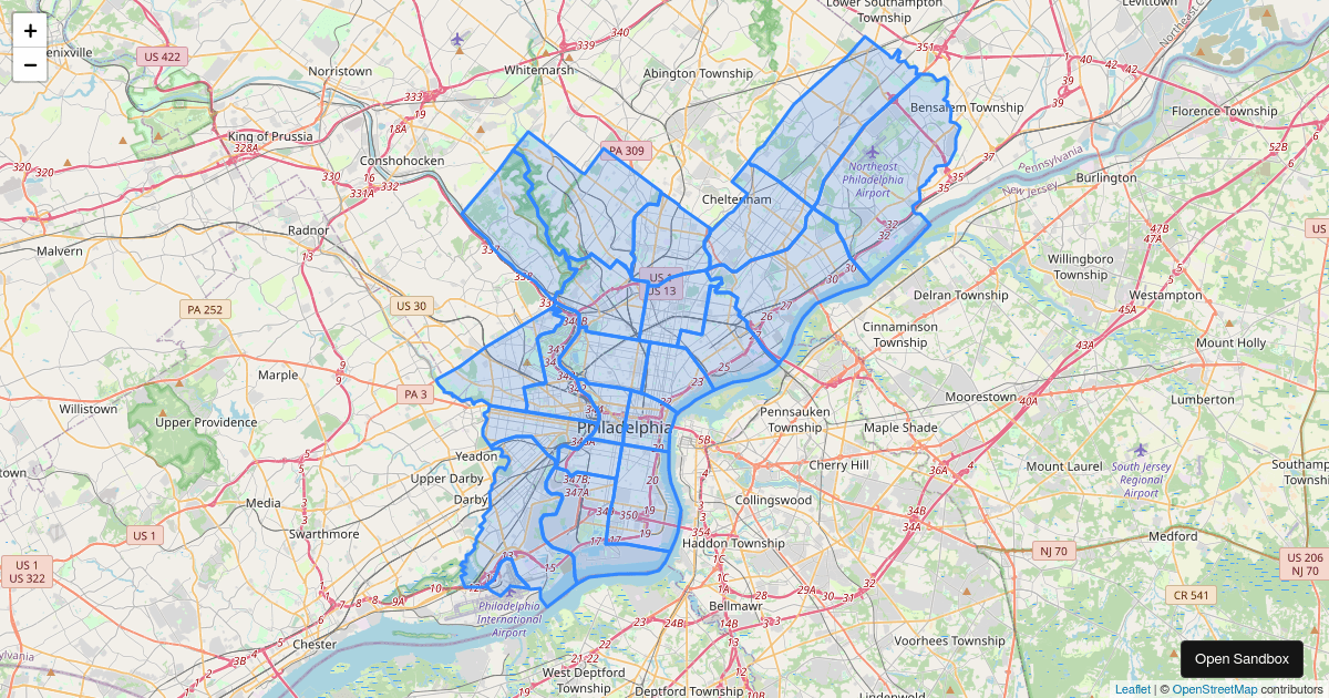 React How To Map A Geojson Via Fetch Call To State Using Leaflet Forked Codesandbox