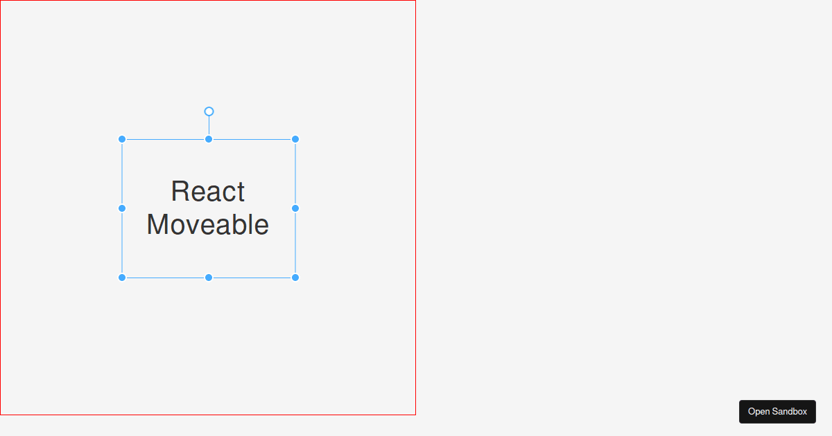React Resizable Bounds Error Codesandbox