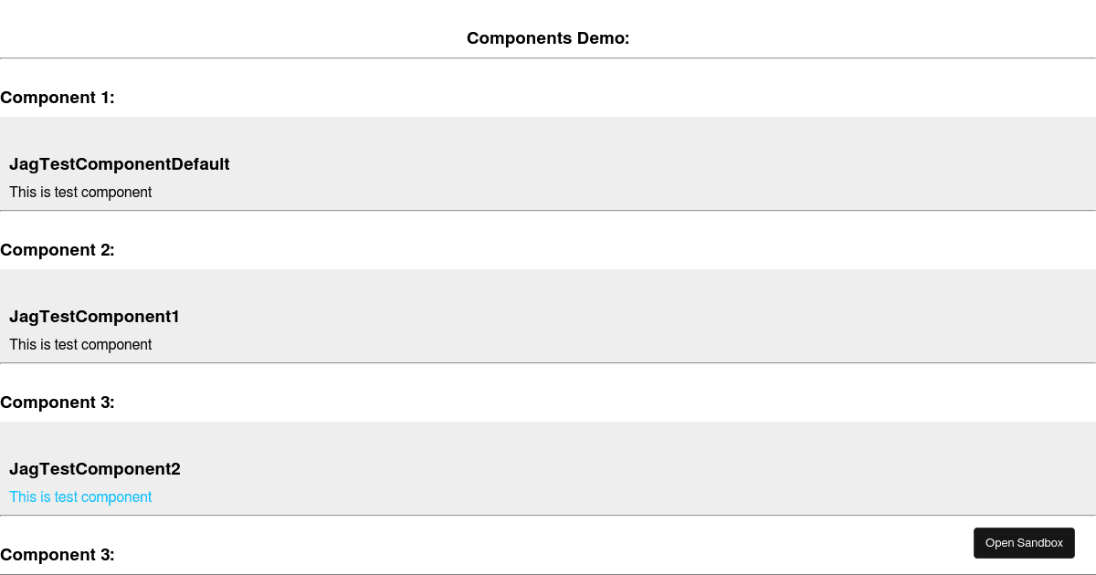 jag-react-components-demo - Codesandbox