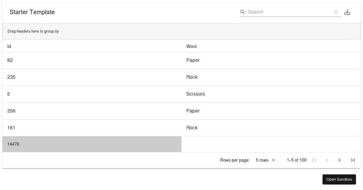 material-table-starter-template (forked) - Codesandbox